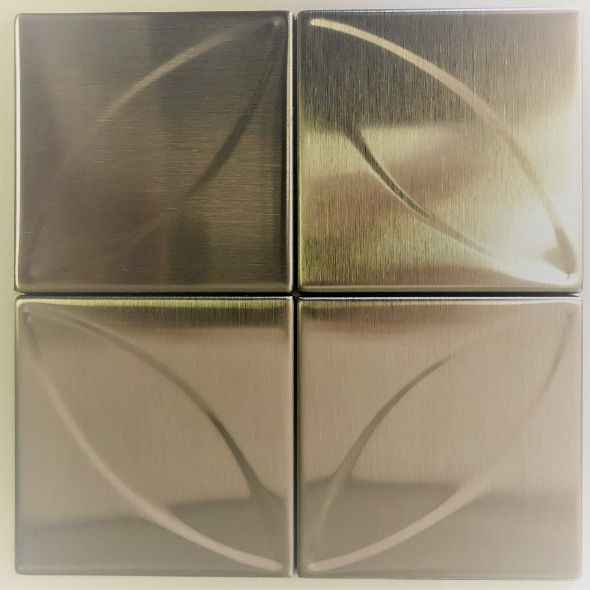 4" x 12" Stainless Steel Subway Tile - Stainless Steel Tile