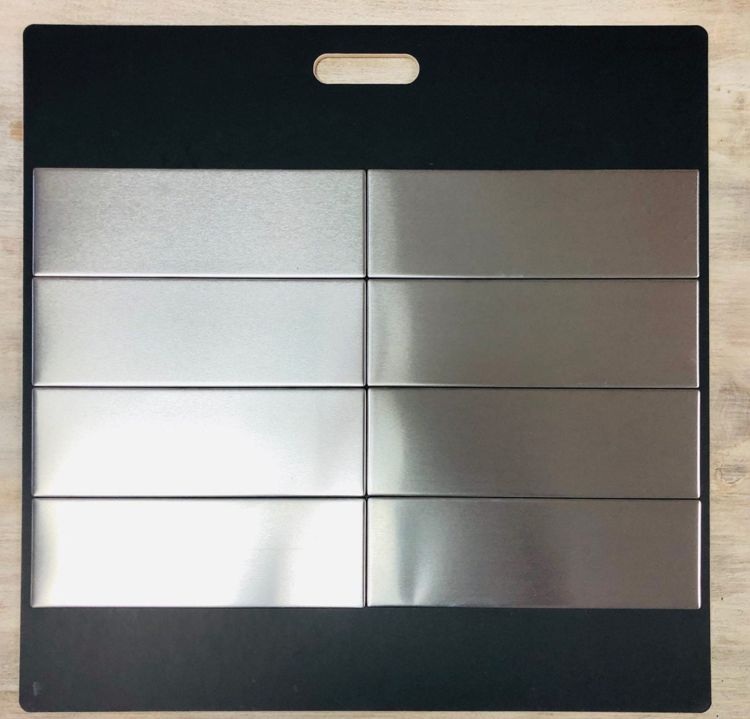 4" x 12" Stainless Steel Subway Tile - Stainless Steel Tile