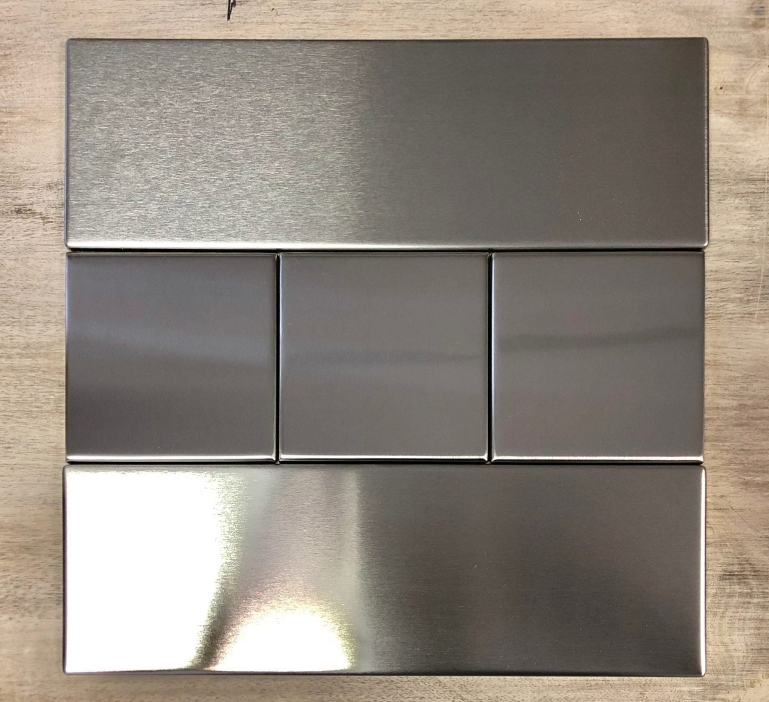 4" x 12" Stainless Steel Subway Tile - Stainless Steel Tile