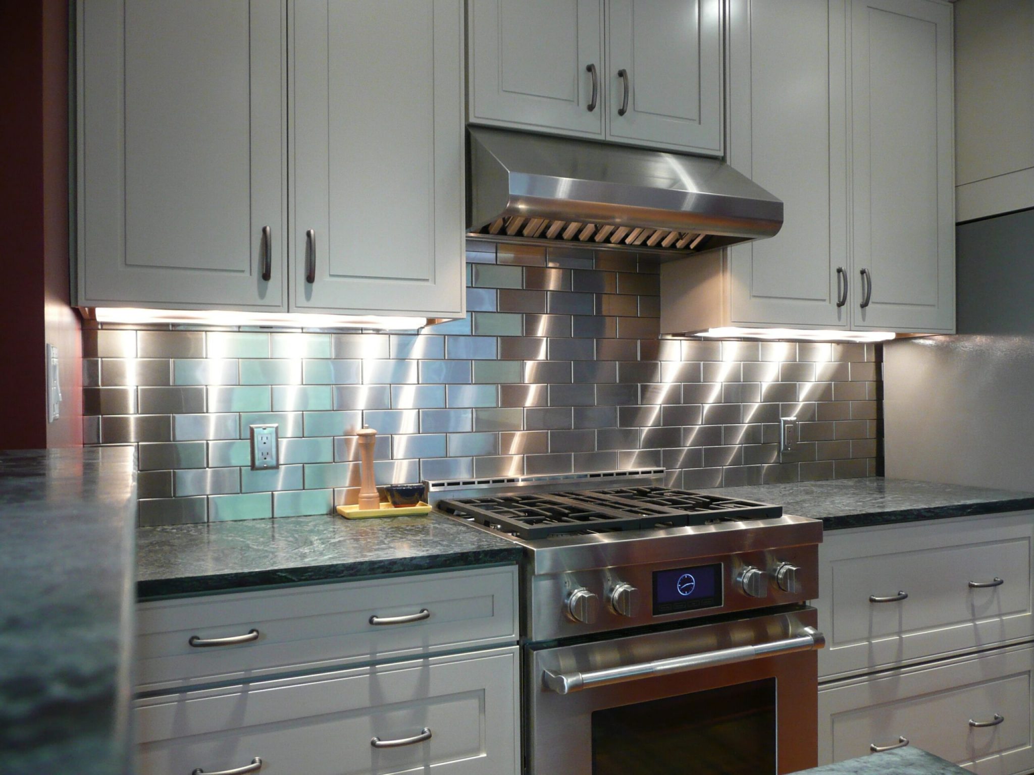 2.5" x 6" Stainless Steel Subway Tile - Stainless Steel Tile