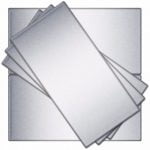 6" x 12" Stainless Steel Tile - Stainless Steel Tile