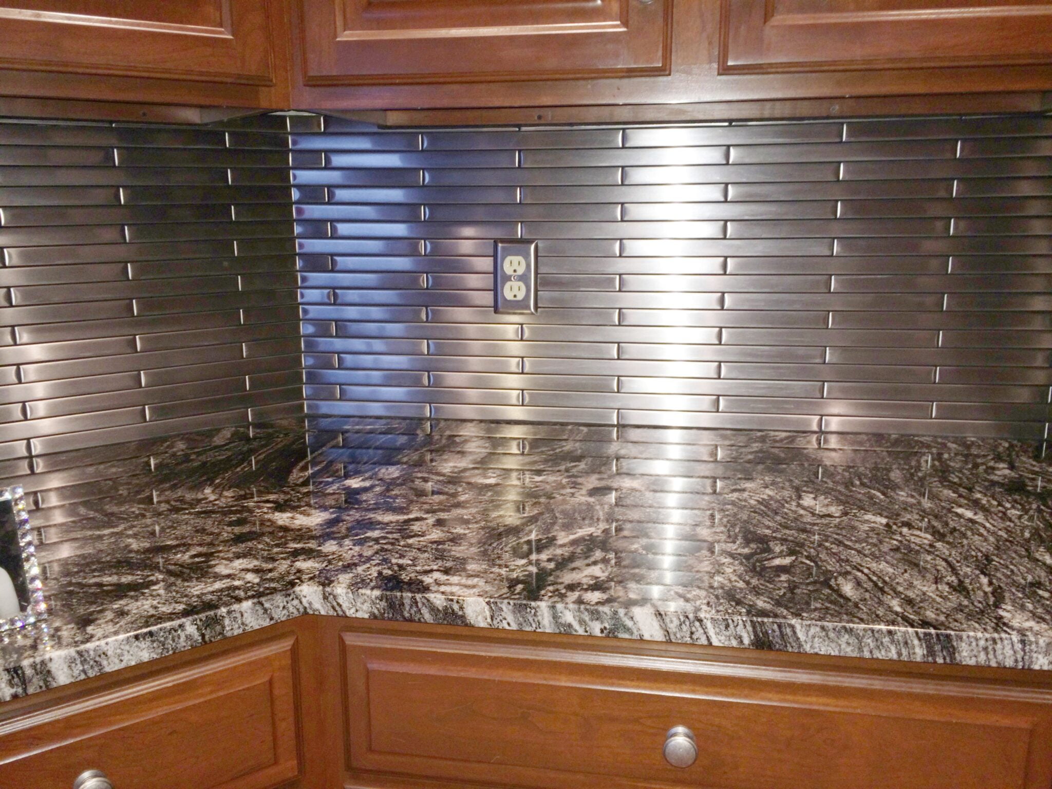 1 x 12 Stainless Steel Subway Tile - Stainless Steel Tile
